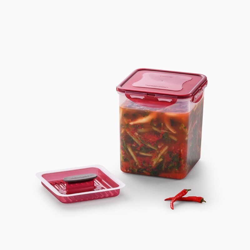 LocknLock Fermentation Aging Container Food Case 2.6L with Press plate ...