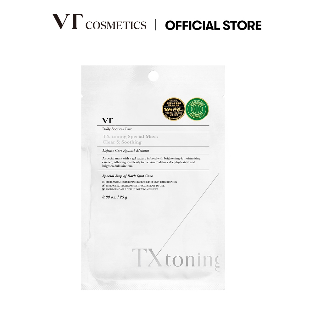 [VT] TX-Toning Special Mask 25g*1pcs Tranexamic Acid, Melanin & Hyperpigmentation care, Radiant ...