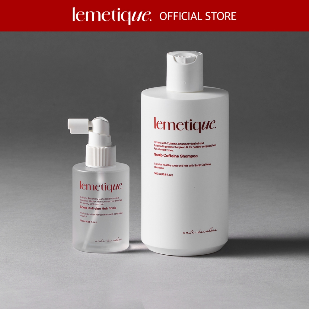 Lemetique Scalp Caffeine Daily Clinic Set | Shopee Philippines