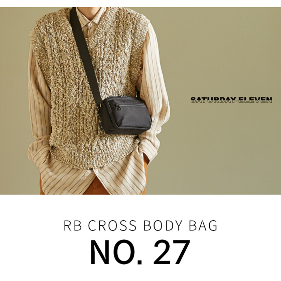 No.27 RB Body Bag Mini Bag Sling Bag Robic Air Men's Bag Unisex Black ...