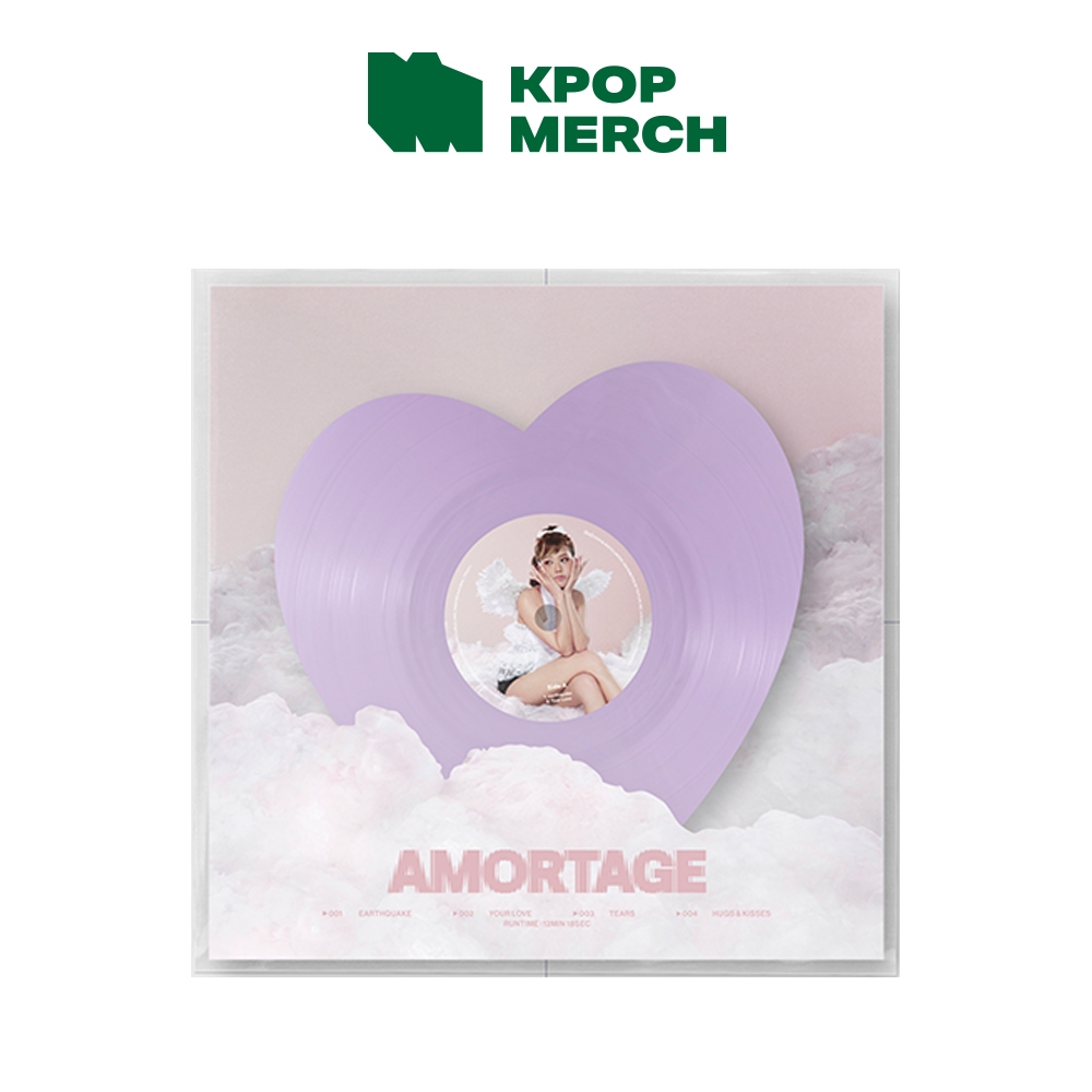 BLACKPINK JISOO - 1st Mini Album [ Amortage ]_Vinyl ( heart ver ) | Shopee Philippines