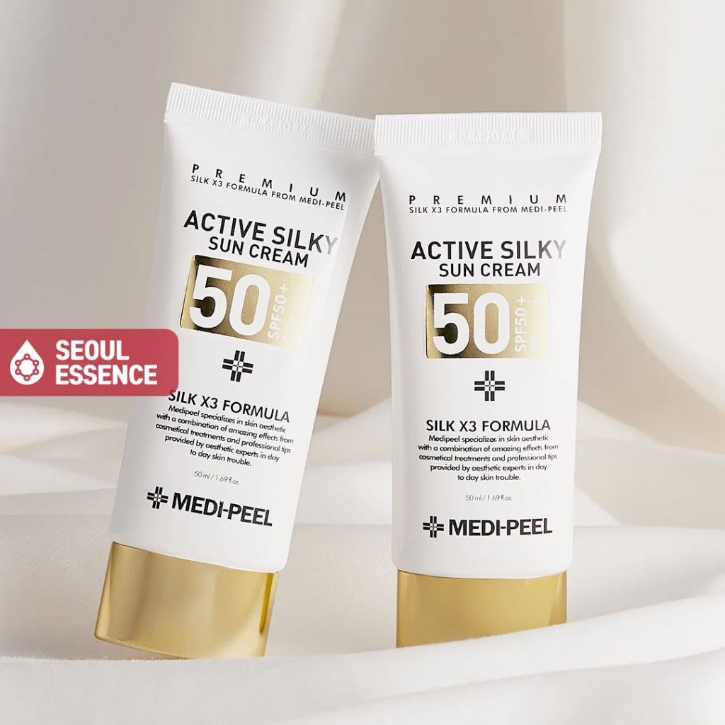 MEDIPEEL Active Silky Sun Cream 50ml - Whitening, Anti-wrinkle, Sun ...