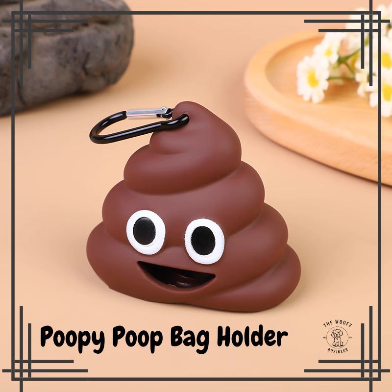 Poopy Poop Dog Bag Holder Poop Shape Pet Waste Poop Bag Dispenser with ...