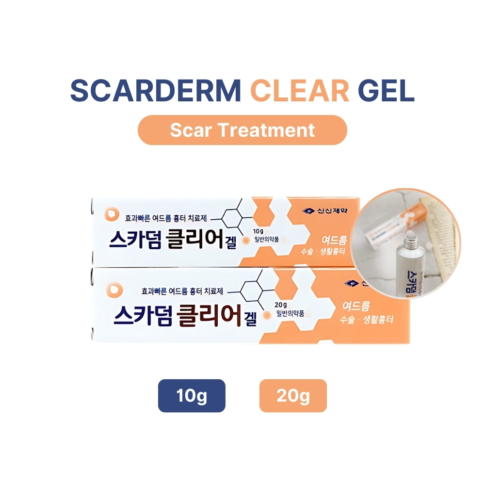 Scarderm Clear Gel 10g/20g, Korea Acne scar care exactly same ...