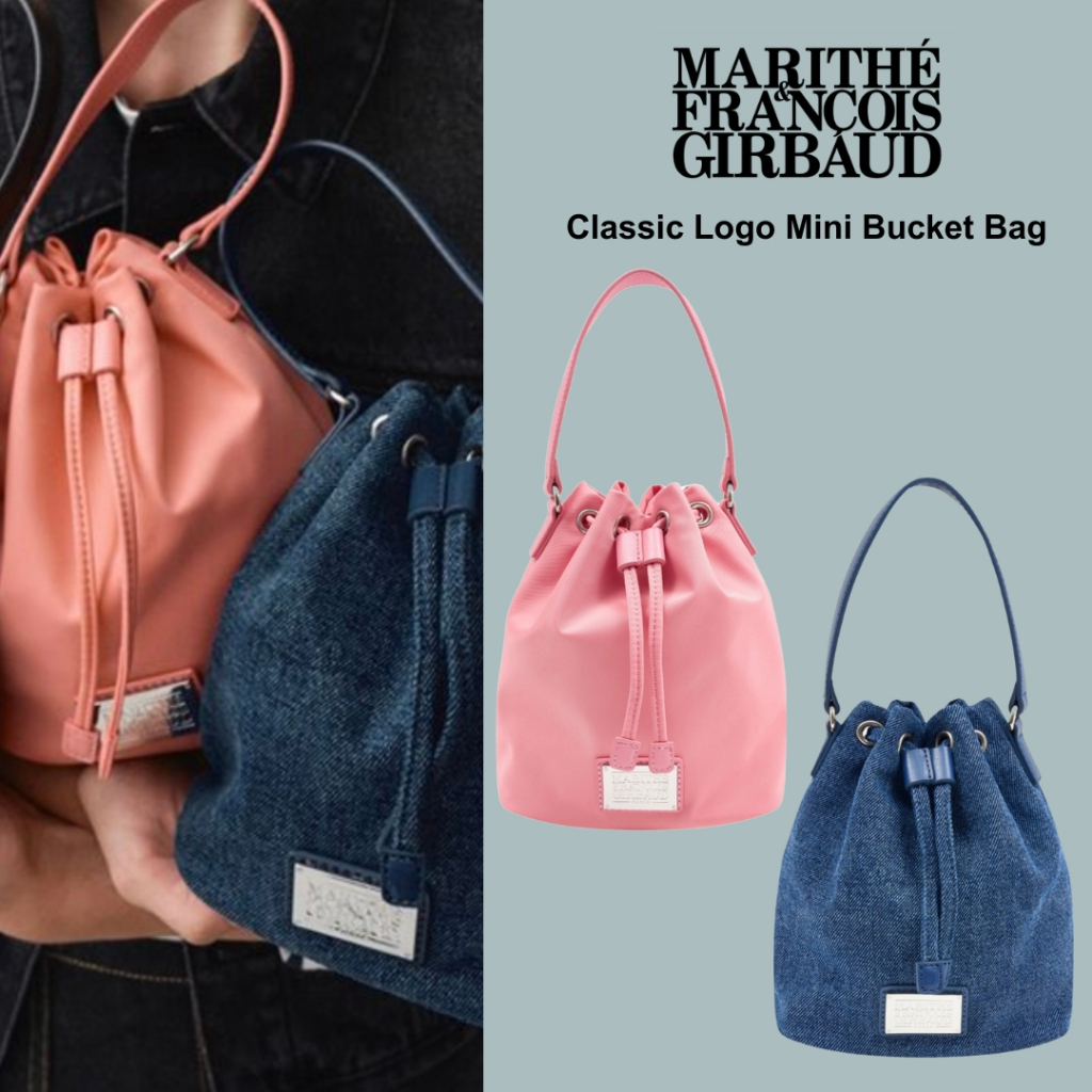 [marithe francois girbaud] Classic Logo Mini Bucket Bag (2 colors ...