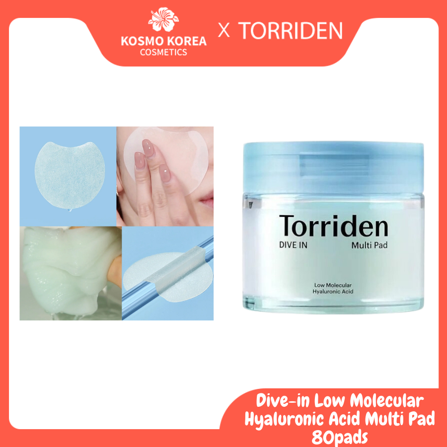 Torriden Dive In Low Molecular Hyaluronic Acid Multi Pad 80 Pads ...