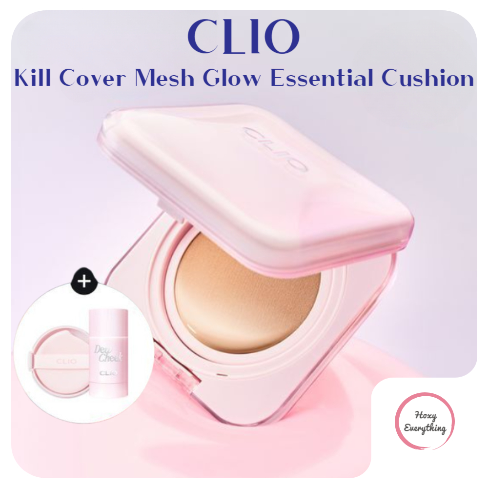 CLIO Kill Cover Mesh Glow Essential Cushion Set(Main+Refill+Dew Cheek ...