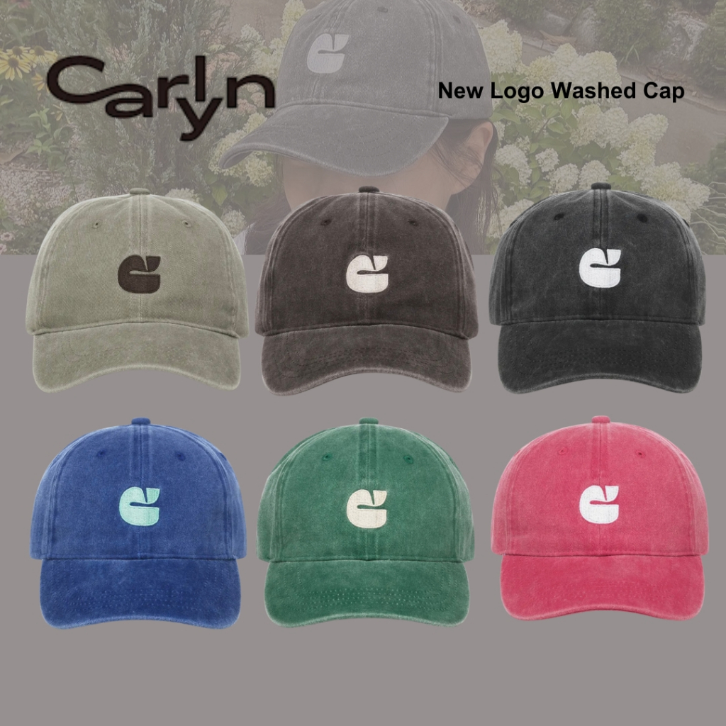 [CARLYN] New Logo Washed Cap (6 colors) | Shopee Philippines