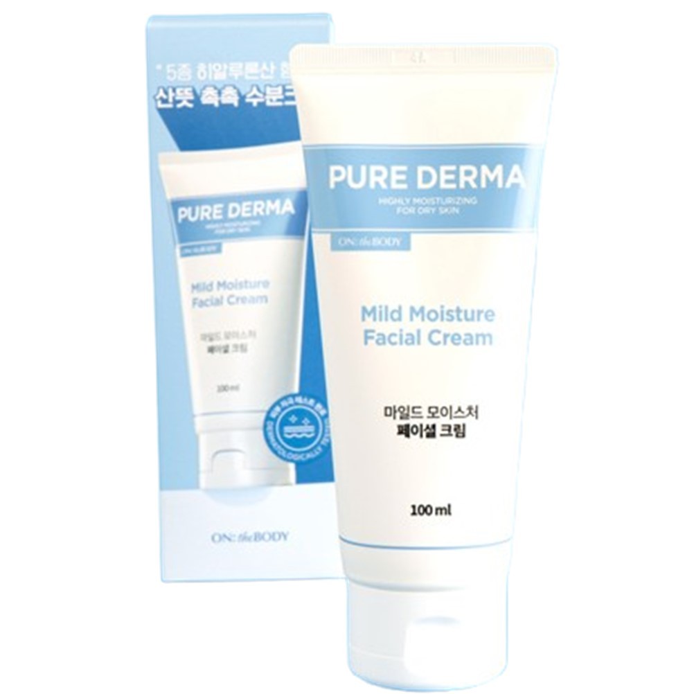 On The Body Purederm Mild Moisture Facial Cream 100 ml face day anti ...