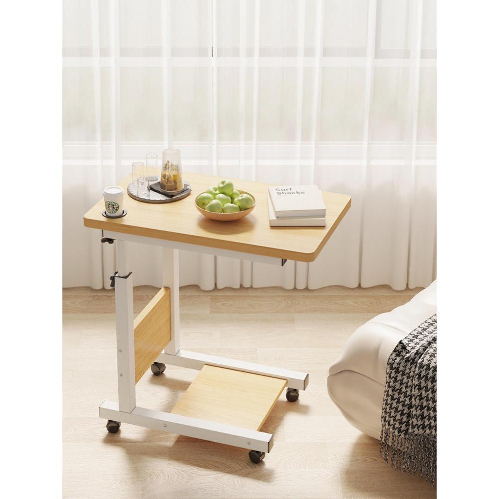 Portable simple lifting laptop computer desk bed desk with mobile lazy ...