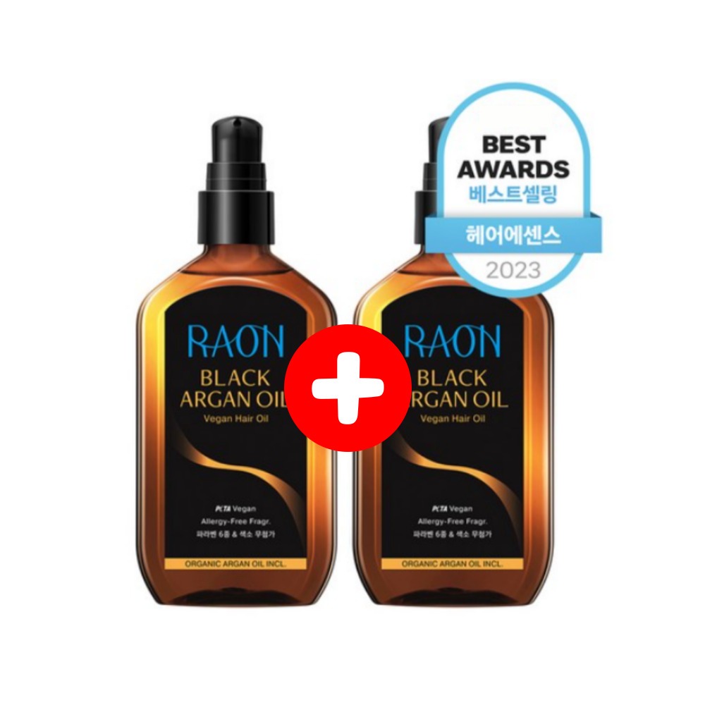 [1+1] RAON Black Argan Hair Oil 100ml | Shopee Philippines