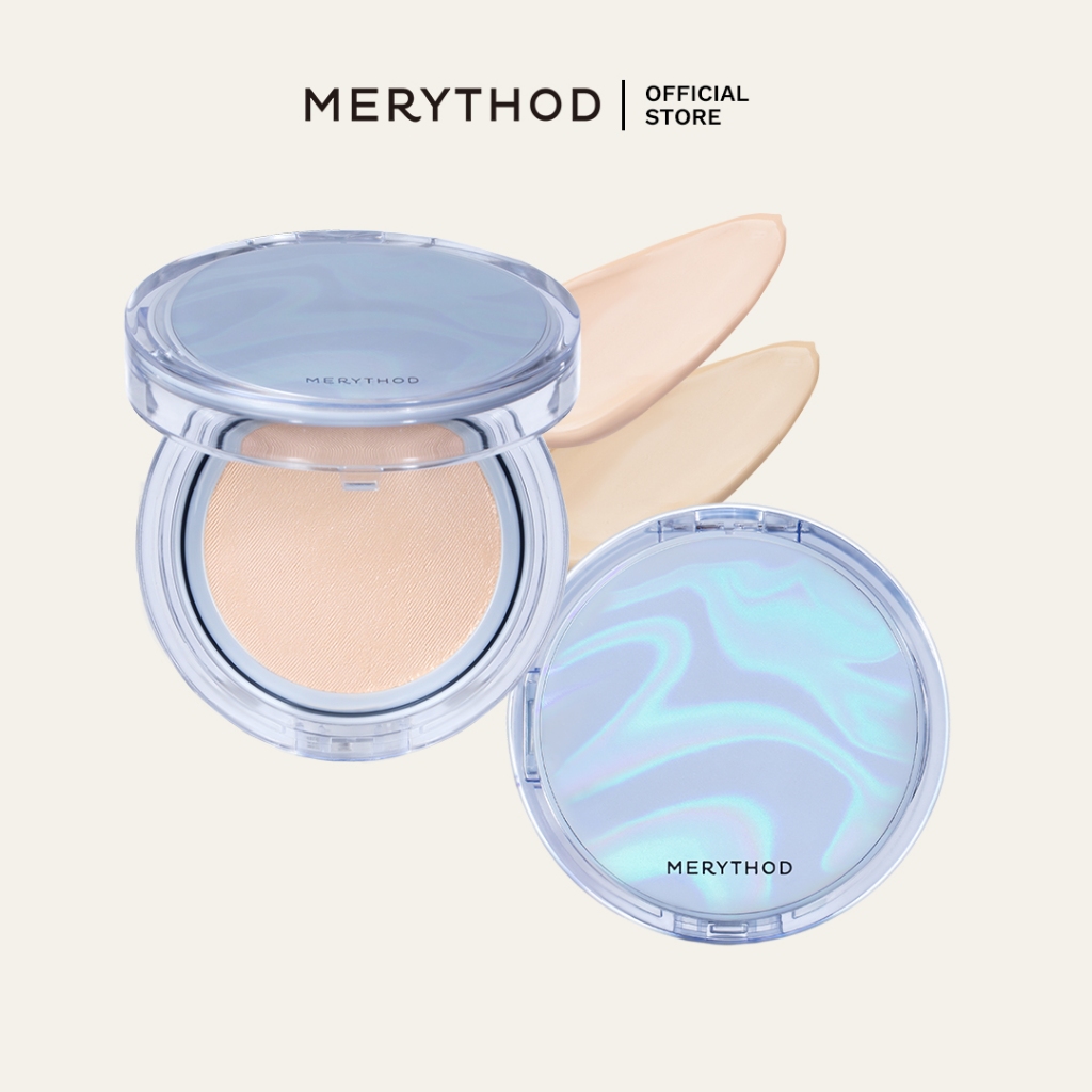 MERYTHOD Water Glow Cushion Mesh Foundation Cooling Lightweight SPF38 ...