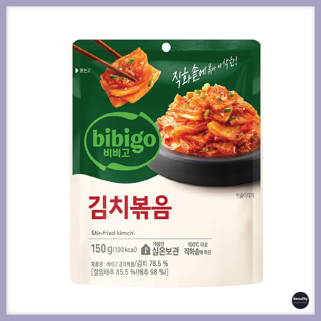 [Made in Korea] Bibigo Stir-Fried Kimchi｜Spicy｜Crispy｜150g Pouch ...