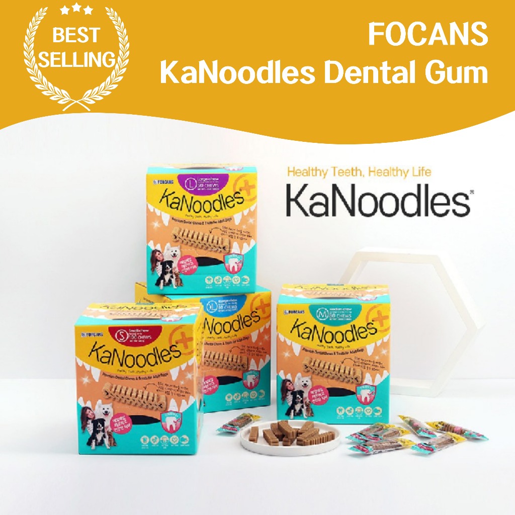 KaNoodles Gum Plus Dog Dental Gum 100p, Dog Dental Gum, Dog Health ...