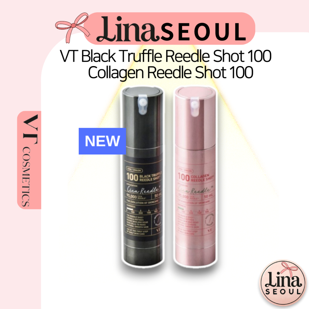 VT Black Truffle Reedle Shot 100 + Collagen Reedle Shot 100 Anti-Aging ...