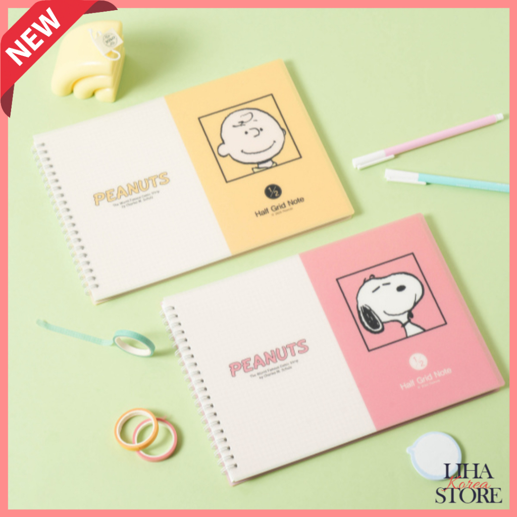 PEANUTS Snoopy B5 Notebook(Horizontal type)Snoopy Memopad Notepad ...