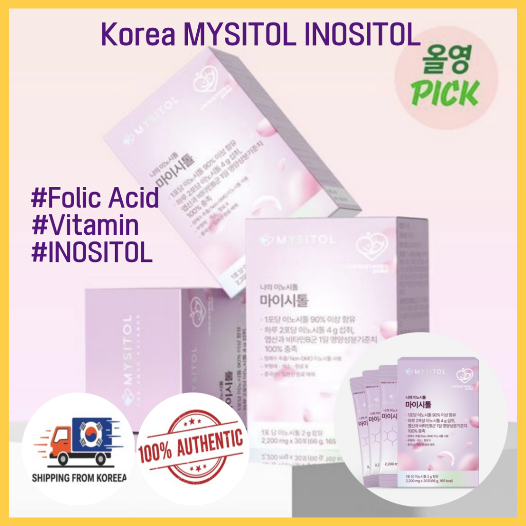 [MYSITOL] My Inositol Mysitol (Folic Acid, Vitamins) | Shopee Philippines