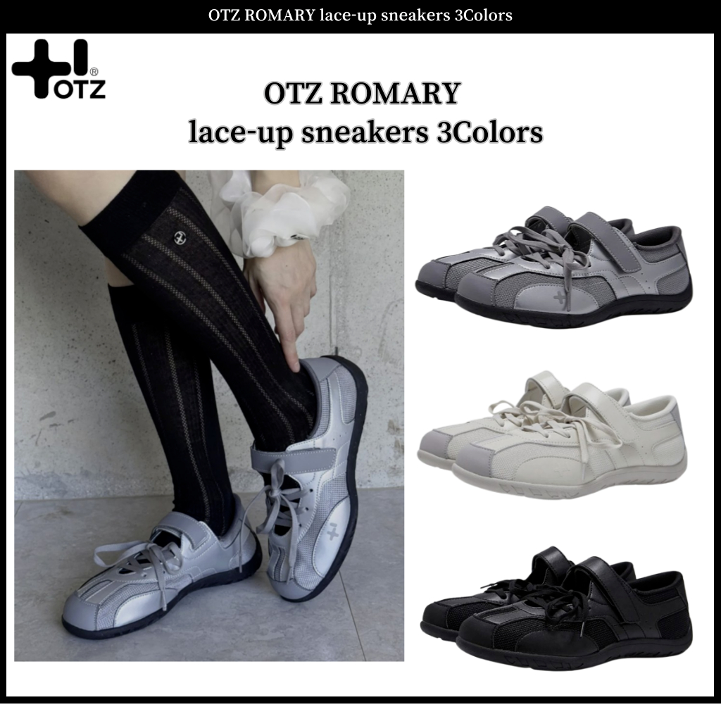 OTZ ROMARY lace-up sneakers 3Colors | Shopee Philippines