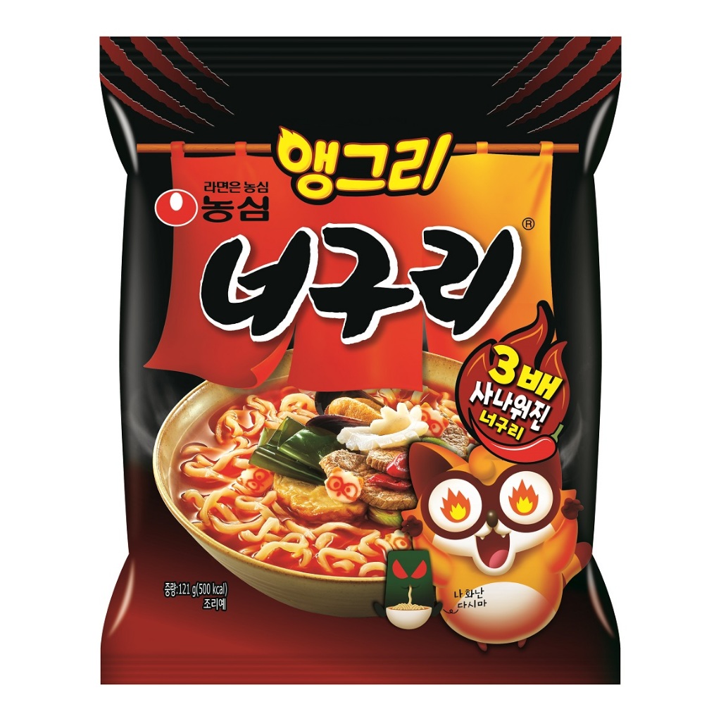 Nongshim ANGRY NEOGURI ramen 121G x 5 너구리 | Shopee Philippines