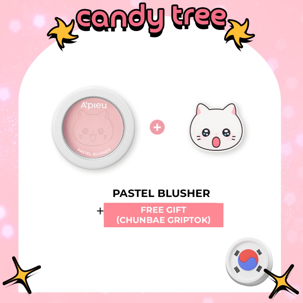 [Apieu] Pastel Blusher Special Set CHUNBAE EDITION 4.3g (2 Types) | Shopee Philippines