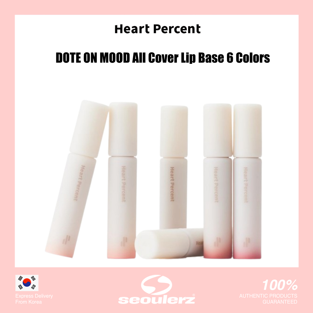 [Heart Percent] DOTE ON MOOD All Cover Lip Base 6 Colors | Shopee ...