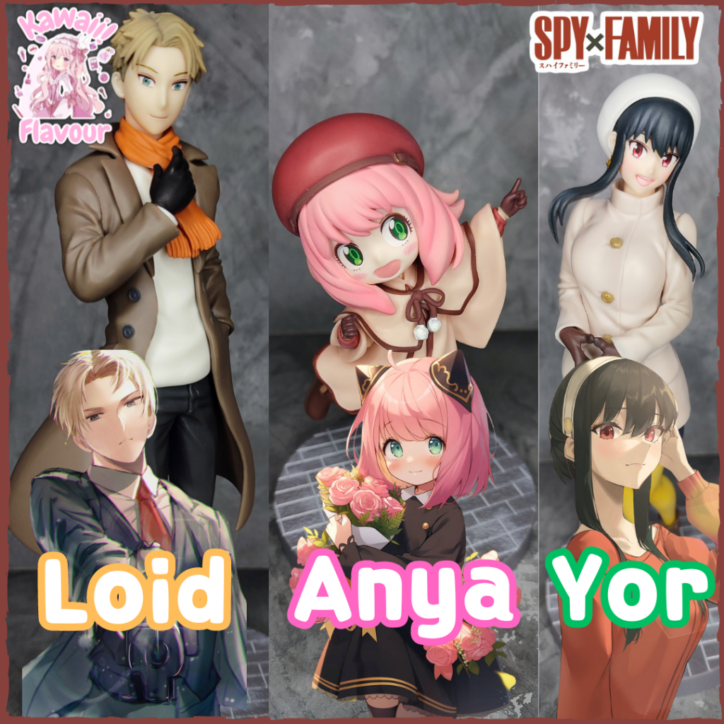 Authentic Anime Figures | Spy x Family Loid, Anya & Yor Figure | SEGA ...