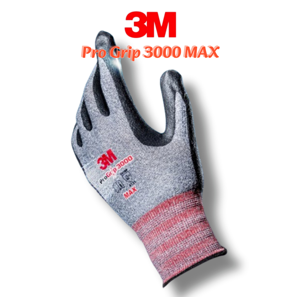 3M ProGrip 3000 MAX Work Gloves - Superior Grip and Comfort | Shopee ...