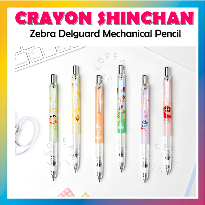 [CRAYON SHINCHAN] Zebra Delguard Mechanical Pencil 0.5mm | Shopee ...