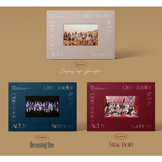 K-POP [USED] (IZ ONE) - One-reeler Act IV(4th Mini Album 3 Set or 1 Album Choice | Shopee ...