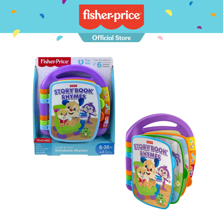 Fisher Price Laugh & Learn Storybook Rhymes Electronic Toys For Baby ...