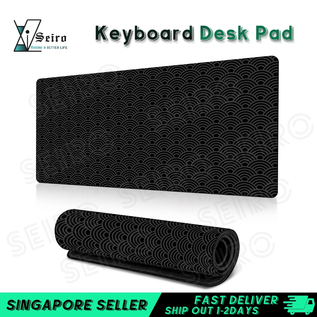 【SG】Keyboard Desk Pad Deskmat Japanese Pattern Mousepad Extended Large ...