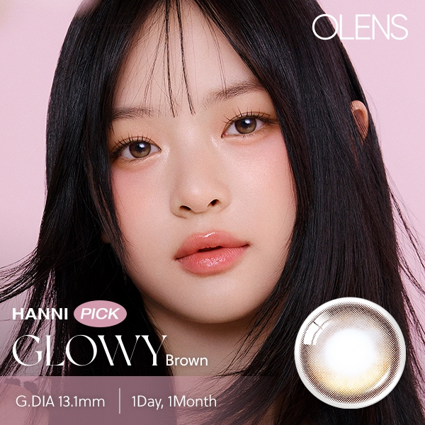 OLENS Official NewJeans Pick Glowy Brown 1Day 10P Colored Contact Lens ...