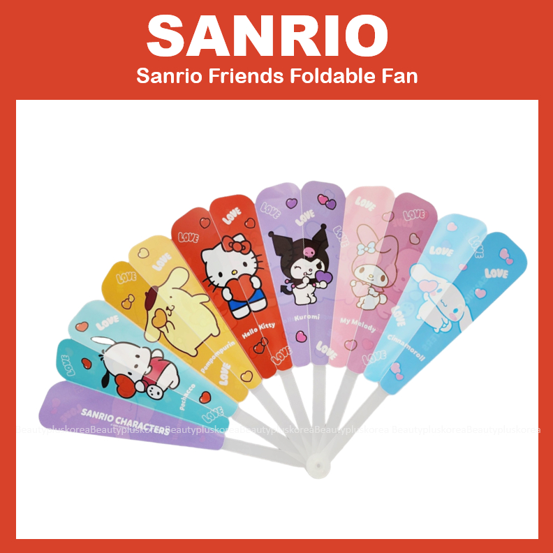 [SANRIO] Sanrio Friends Foldable Fan HAND FANS | Shopee Philippines