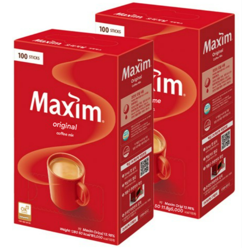 MAXIM Original Coffee Mix, 11.8g, 200ea | Shopee Philippines
