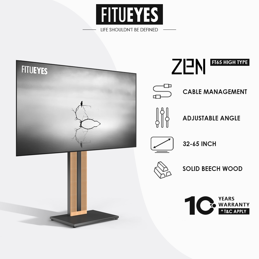 FITUEYES Zen TV Stand FT65 HIGH TYPE | 32-65 Inch | Shopee Philippines