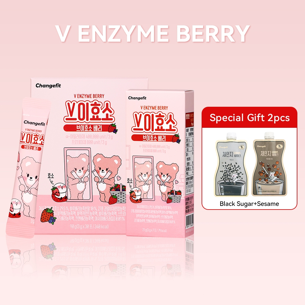 [Changefit] V Enzyme Berry / Korea Rice Cake Flavor Help Digestion ...