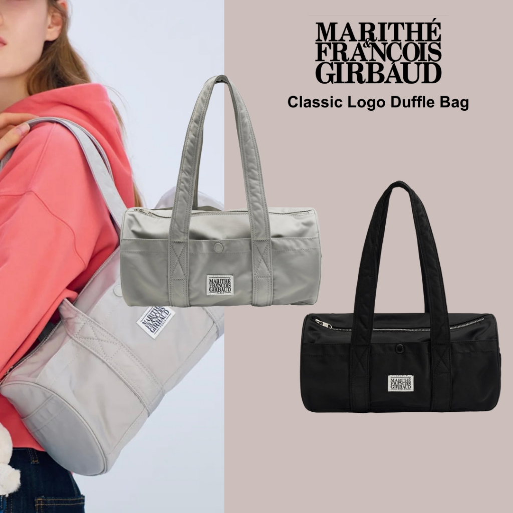 [Marithe Francois Girbaud] Classic Logo Duffle Bag (2 colors) | Shopee ...