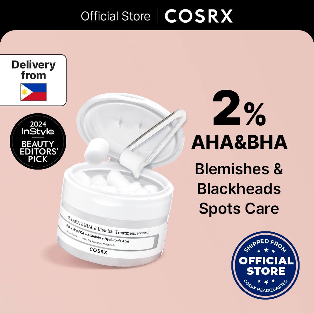 [COSRX OFFICIAL] The AHA 2 BHA 2 Blemish Treatment Serum, 2% AHA 2% BHA, Acne Spot Care ...