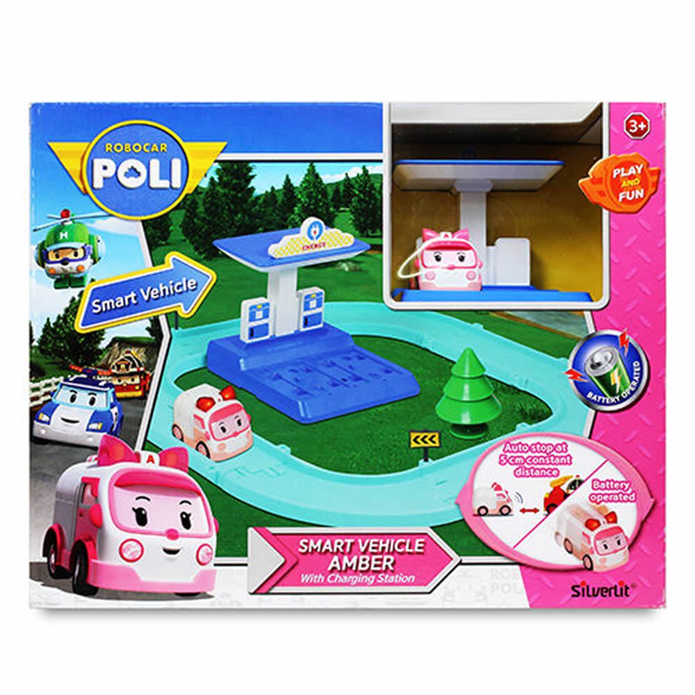 Vehicle Amber with Charging Robocar Poli Robot Car Transformation Toys ...