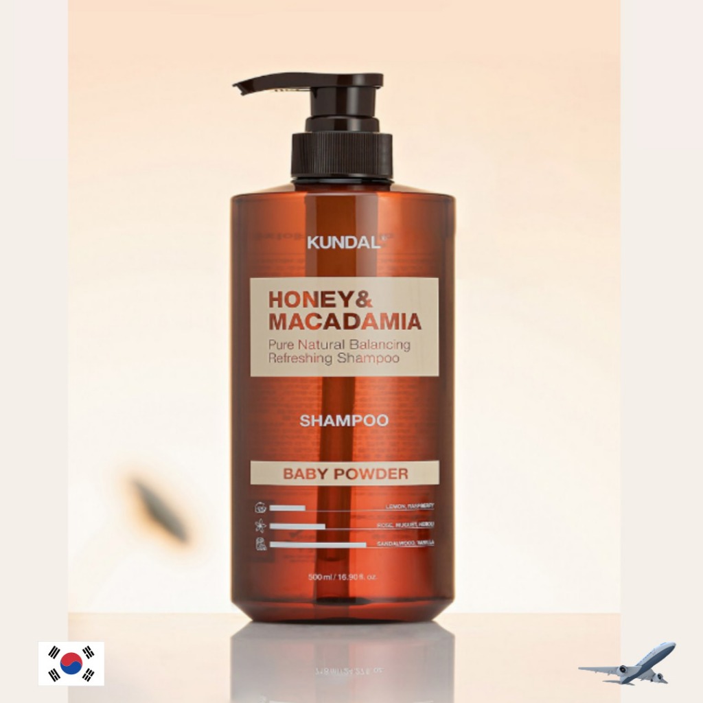 KUNDAL HONEY AND MACADAMIA NATURE SHAMPOO BABY POWDER 500ml | Shopee ...