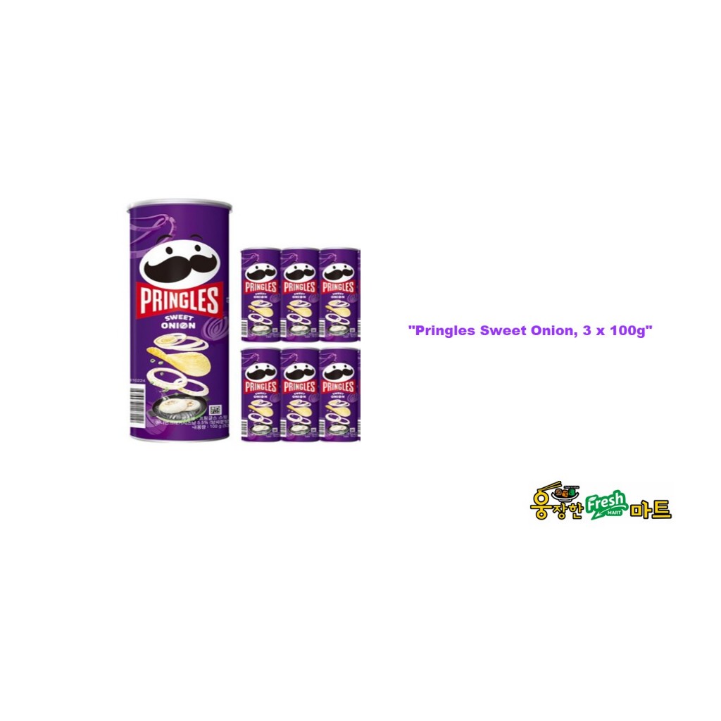 pringles sweet onion 3 * 100g | Shopee Philippines