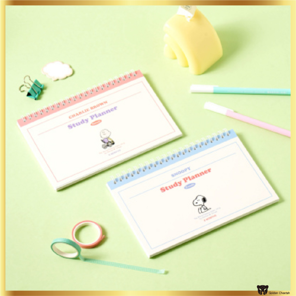 [Made in Korea] PEANUTS Snoopy Study Planner 64 Sheets | Shopee Philippines