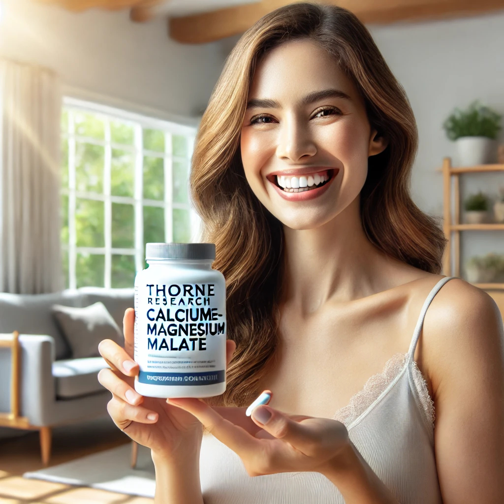 [Made in USA] Thorne Research Calcium-Magnesium Malate Capsules, 240 ...