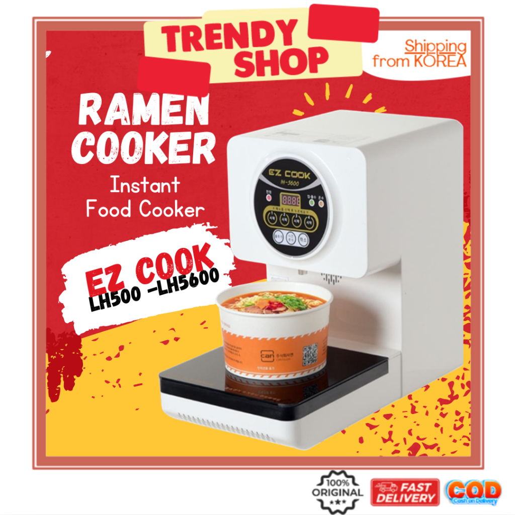 EZ COOK Can Ramen Cooker IH5000/IH5600 (Motor Type) Perfectly Cooked ...