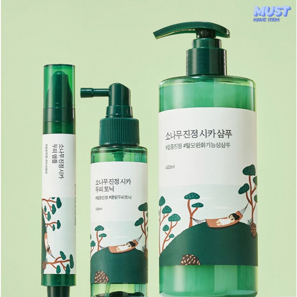 Round Lab Pine Tree Soothing Cica Shampoo 400ml, Cica Scalp Hair Tonic ...