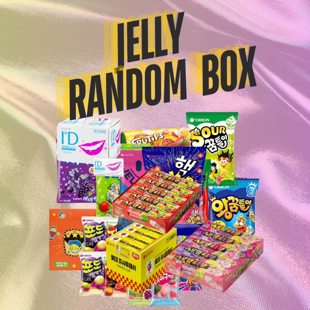 Korean Jelly Box Random Box Mystery gift pack Surprise Blind box 20 ...