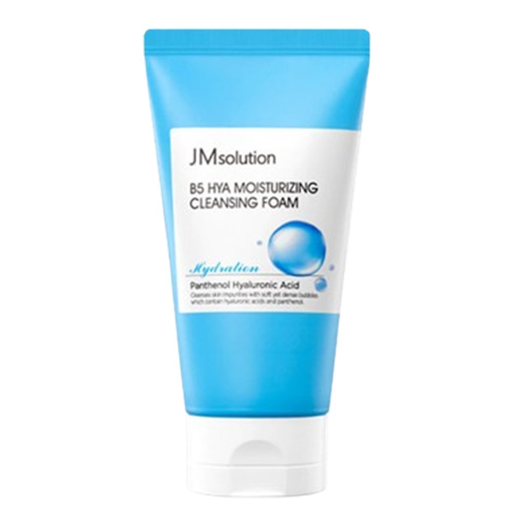 JM Solution B5 Hyaluronic Moisturizing Cleansing Foam 150 ml x 1 facial face gentle hydrating ...