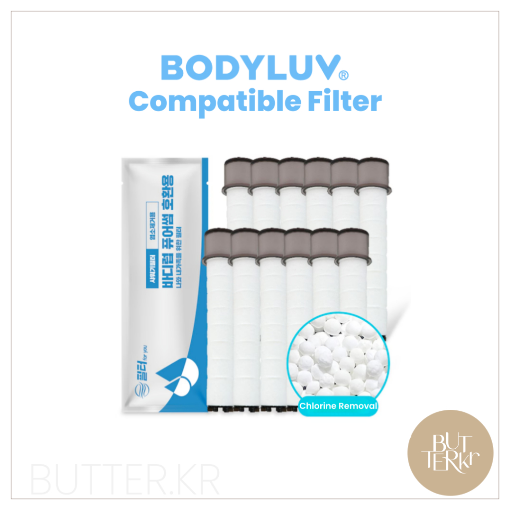 BODYLUV Puresome Shower head Compatible Filter Refill Bodyluv filter ...