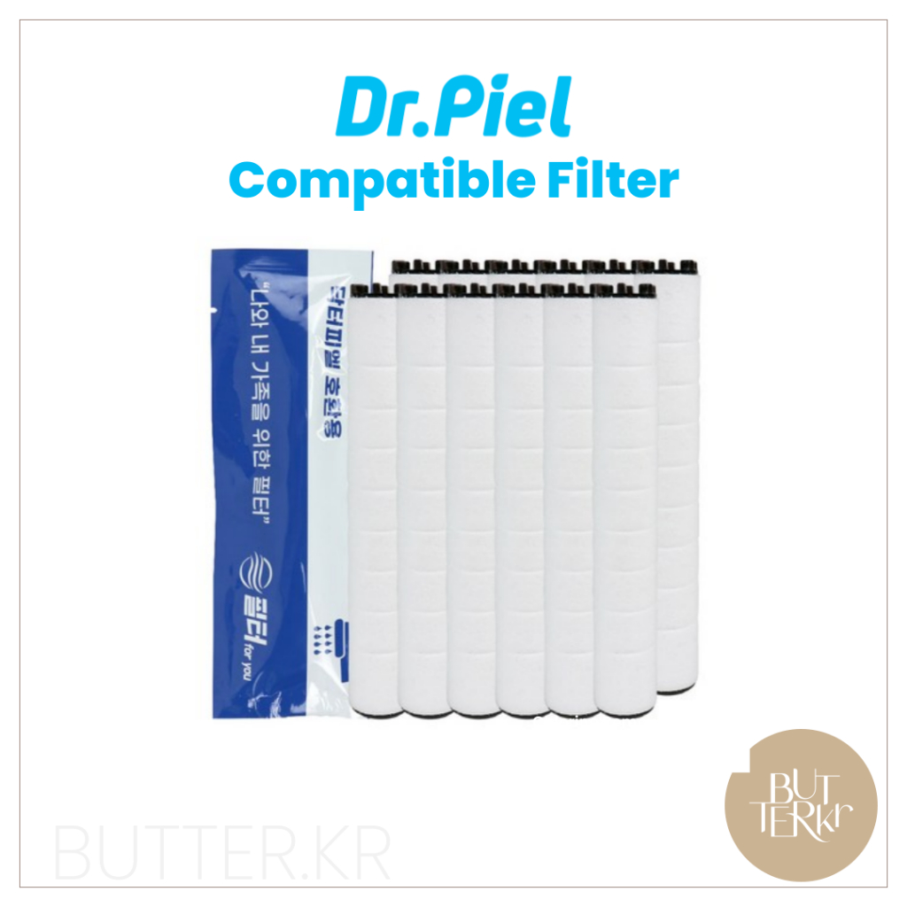 Korea Dr.Piel Shower head Compatible Filter Refill Dr.Piel filter Rust ...
