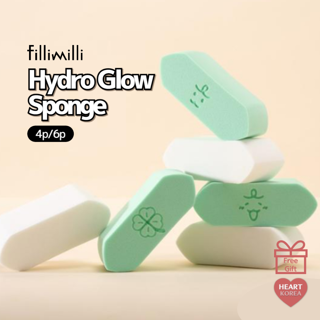 Fillimilli Hydro Glow Sponge (4P) Jordy version (6p) | Shopee Philippines